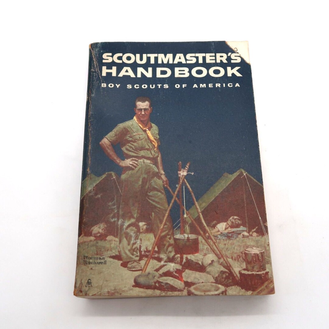 Vintage Scoutmasters Handbook 1962 Edition Norman Rockwell Boy Scouts ...