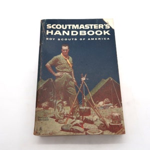 Vintage Scoutmasters Handbook 1962 Edition Norman Rockwell Boy Scouts ...