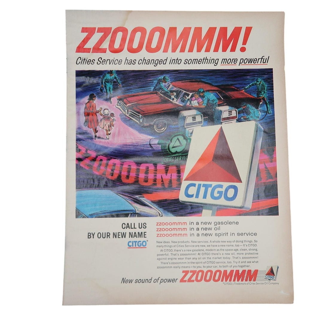 Citgo Cities Service Magazine Advertisement 1960s Vintage Petroliana ...