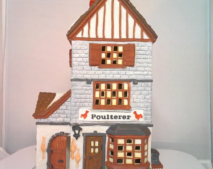 Department 56 Poulterer 1988 Heritage Dickens Village Series Vintage - Etsy