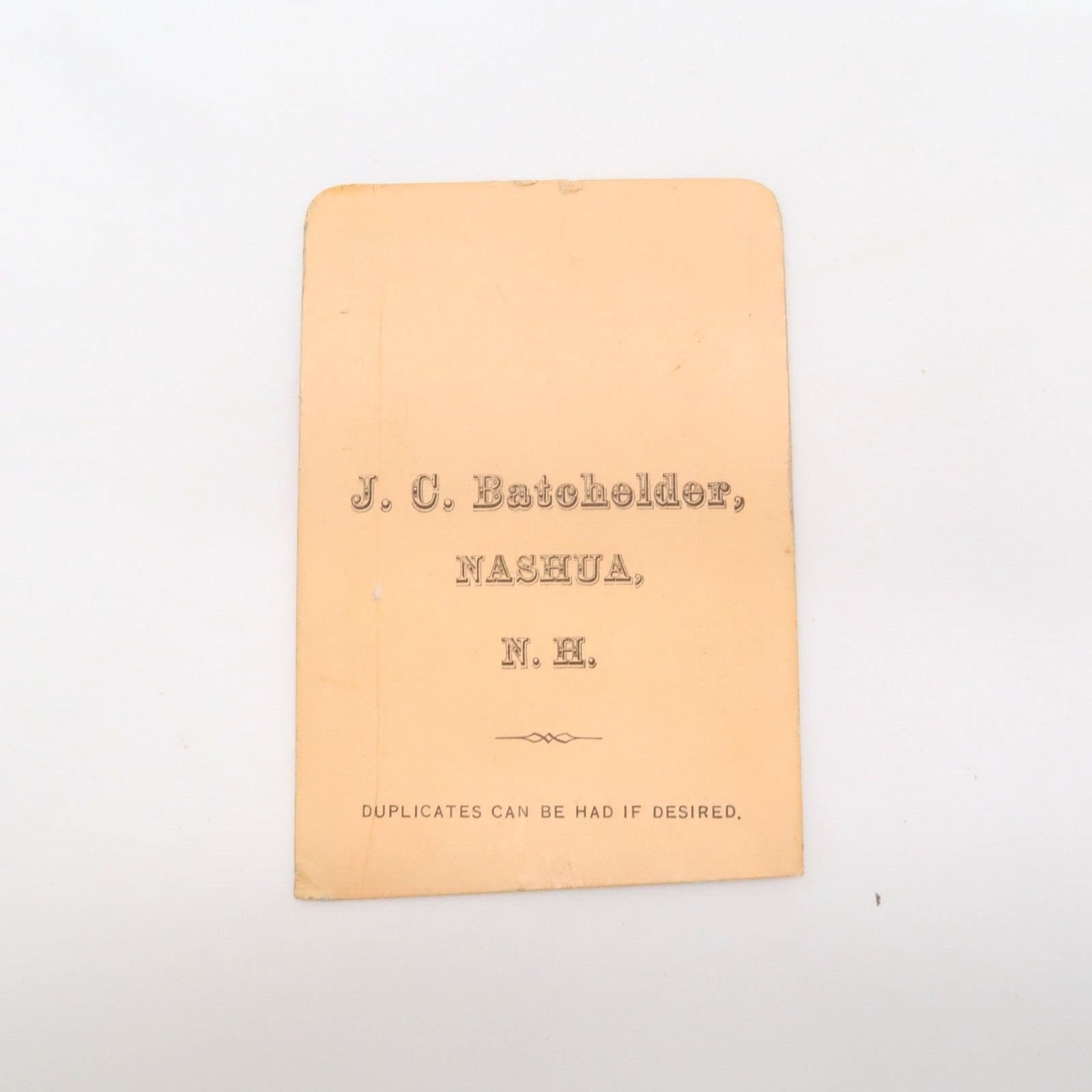 Antique Photograph Little Girl Portrait JC Batchelder Nashua NH - Etsy