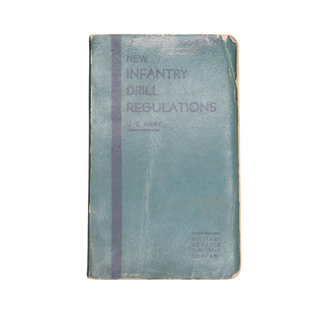 US Army New Infantry Drill Regulations Manual 1941 World War 2 Vintage ...