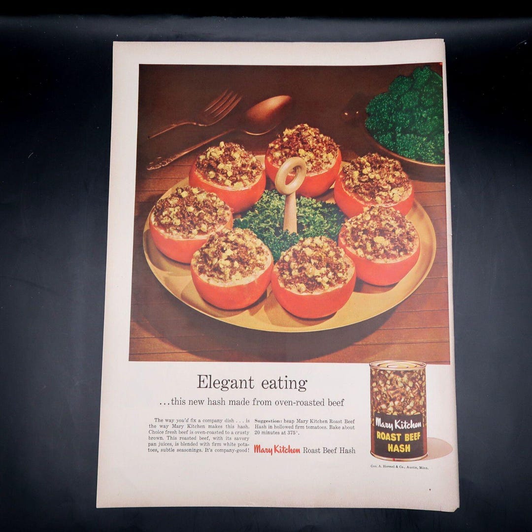 Mary Kitchen Roast Beef Hash Advertisement 1960s Food Canned Vintage ...