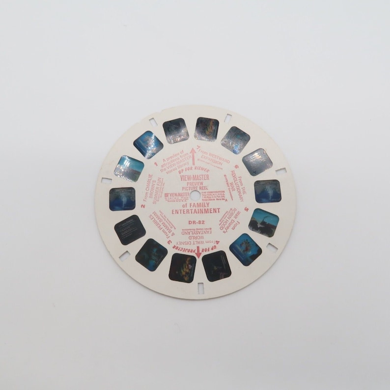 Vintage View Master Reels Lot of 5 Cartoons Travel Disney Charlie Brown ...