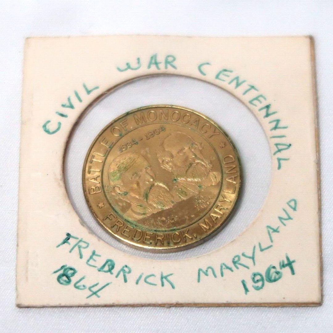 Civil War Centennial Token 1864-1964 Battle of Monocacy Vintage - Etsy