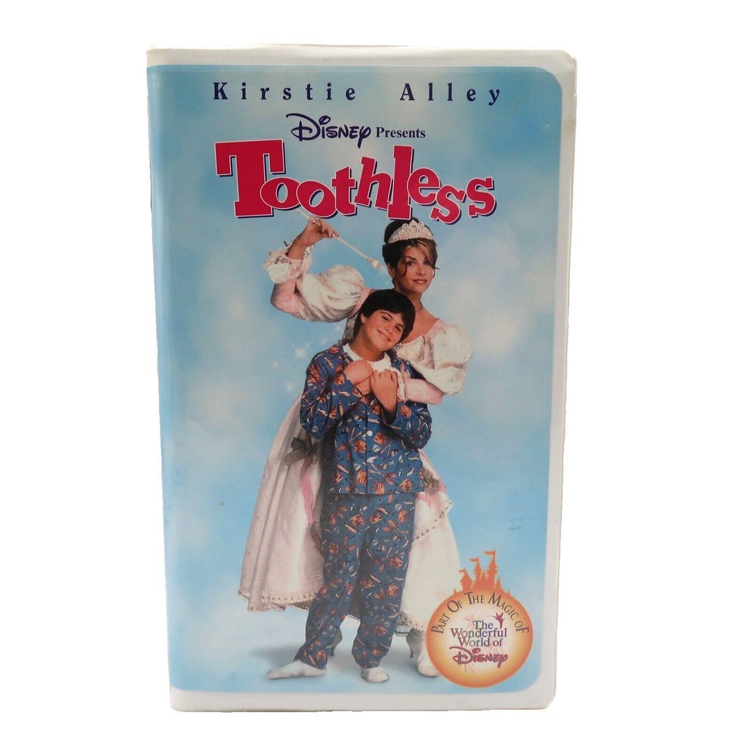 Toothless (1997) VHS Disney Kirstie Alley Kids Children Tested - Etsy