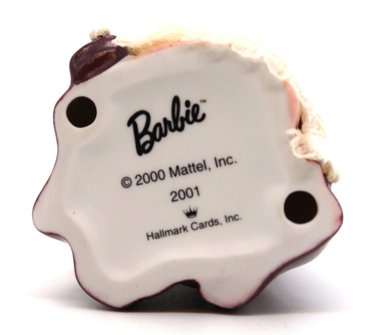 Hallmark Keepsake 2001 Victorian Barbie W/ Cedric Bear Ornament ...