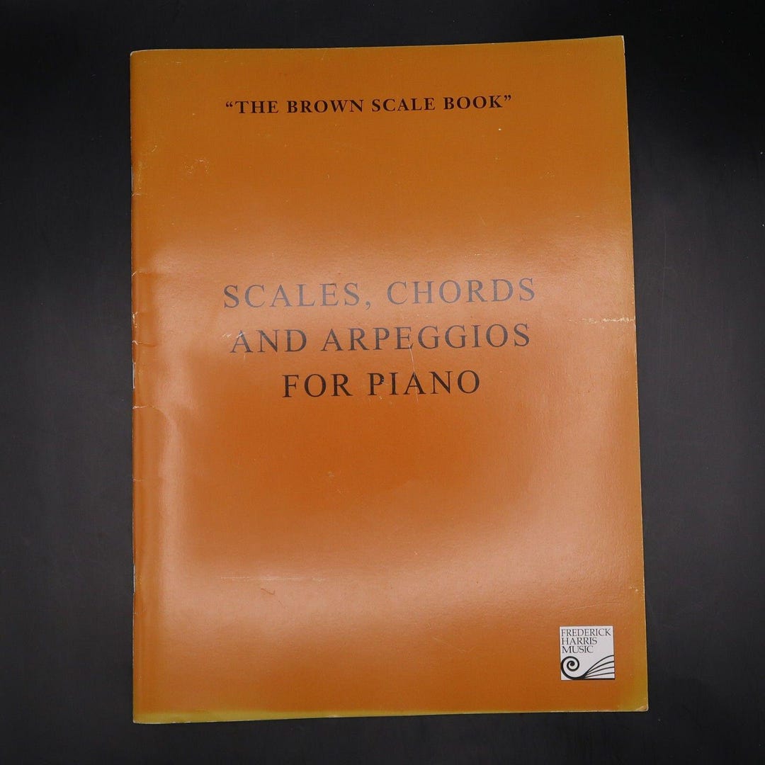 The Brown Scale Book: Scales, Chords and Arpeggios for Piano - Etsy