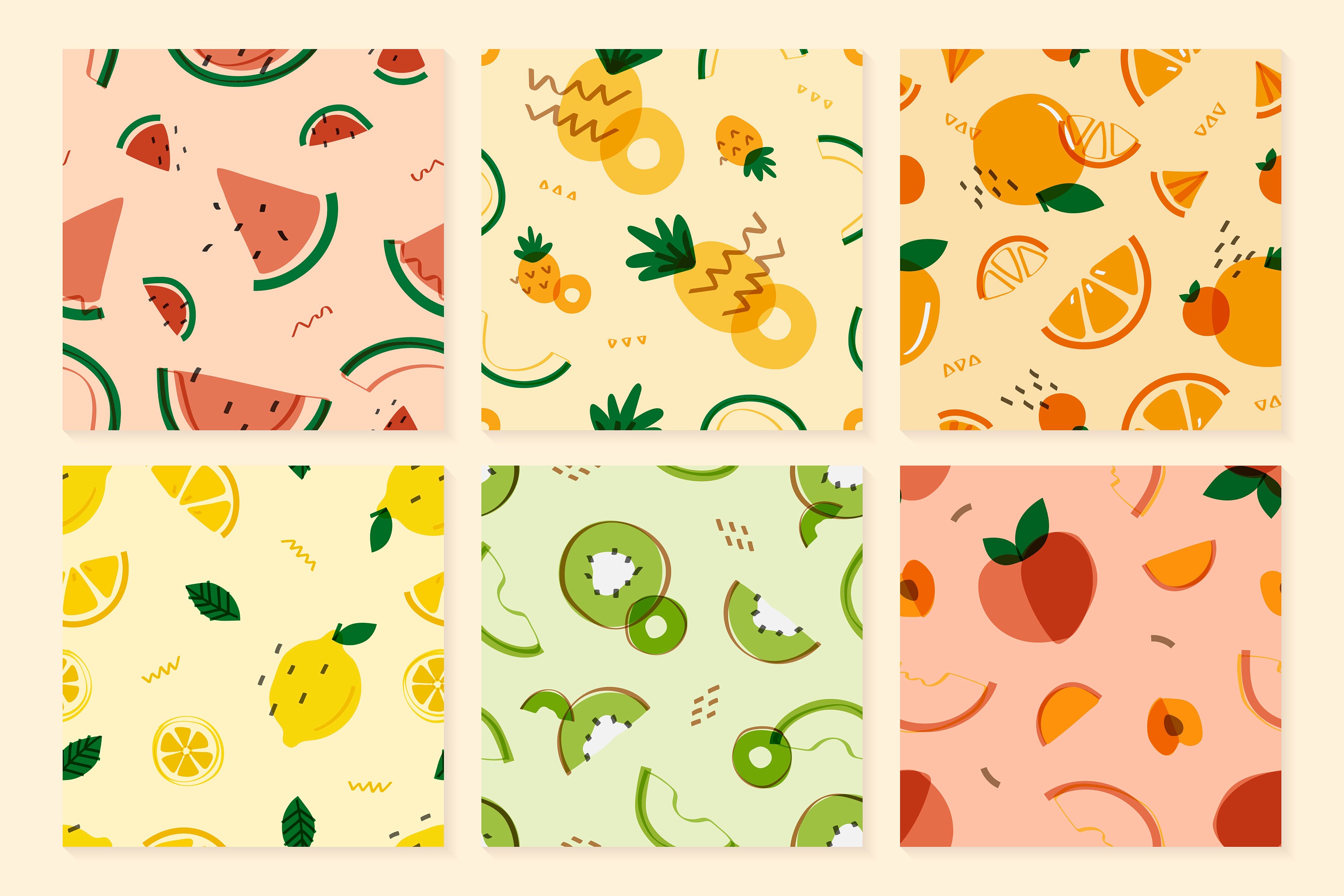 Fruit Seamless Pattern, Commercial Use, Seamless Repeat Pattern, Fruit ...