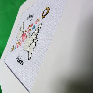 Custom Made Embroidered Wedding Card - Etsy