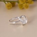 Clear Crystal Quartz Ring Transparent Ring Crystal Quartz Ring Handmade ...