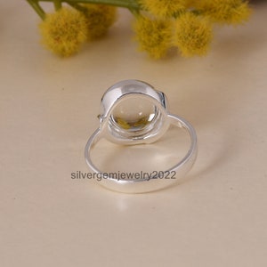 Clear Crystal Quartz Ring- Transparent Ring- Crystal Quartz Ring ...