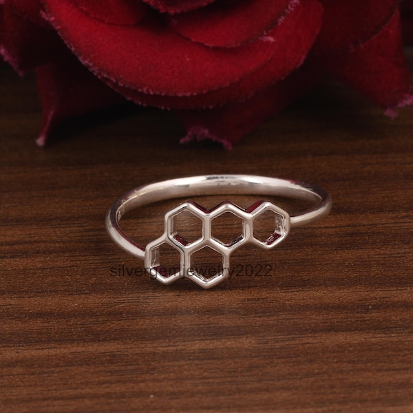 Honeycomb Ring - Etsy