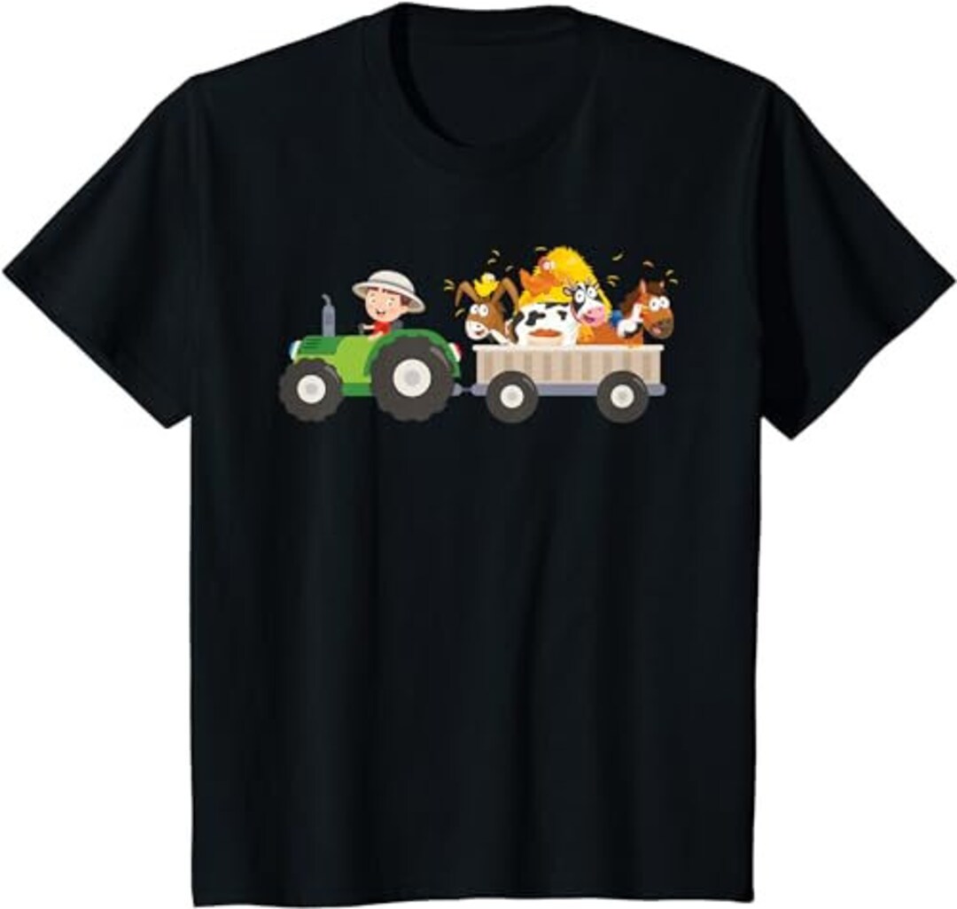 Kids Tractor Farm Farmers Animals Horse Cow Chicken Boys - Etsy