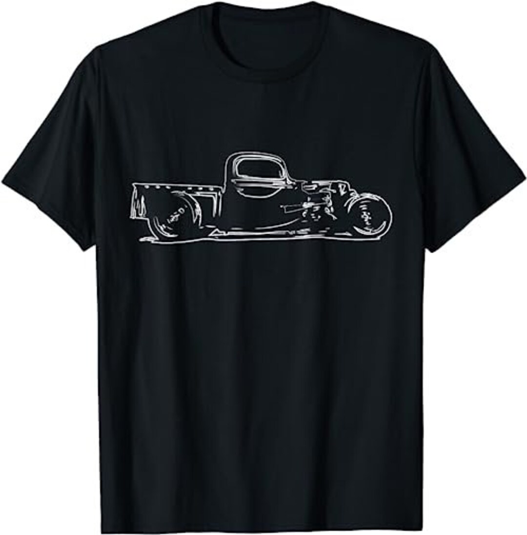Rust Bucket Outline Rat Rod Hot Rod Steampunk T-shirt - Etsy