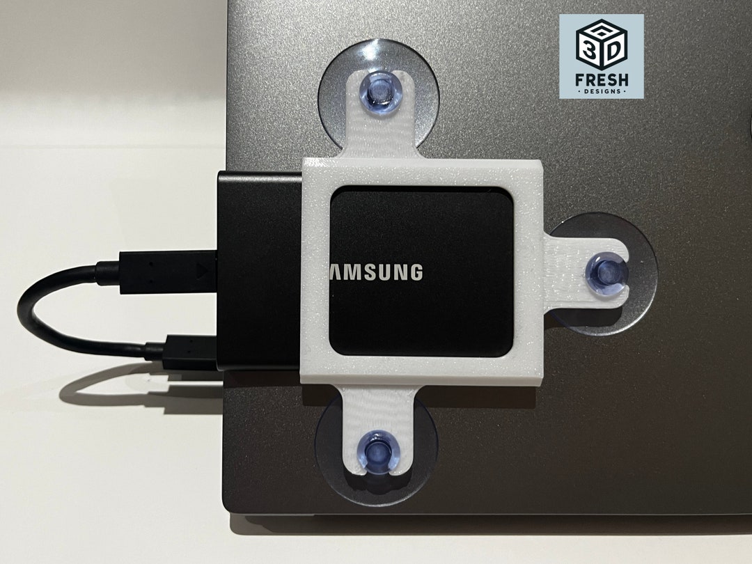 Samsung T7 SSD Laptop Mount - Etsy