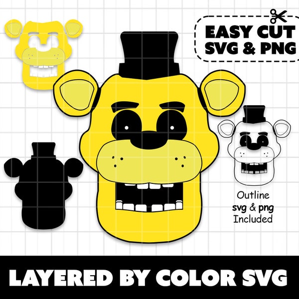 Five Nights at Freddys Svg Files for Cricut - Etsy