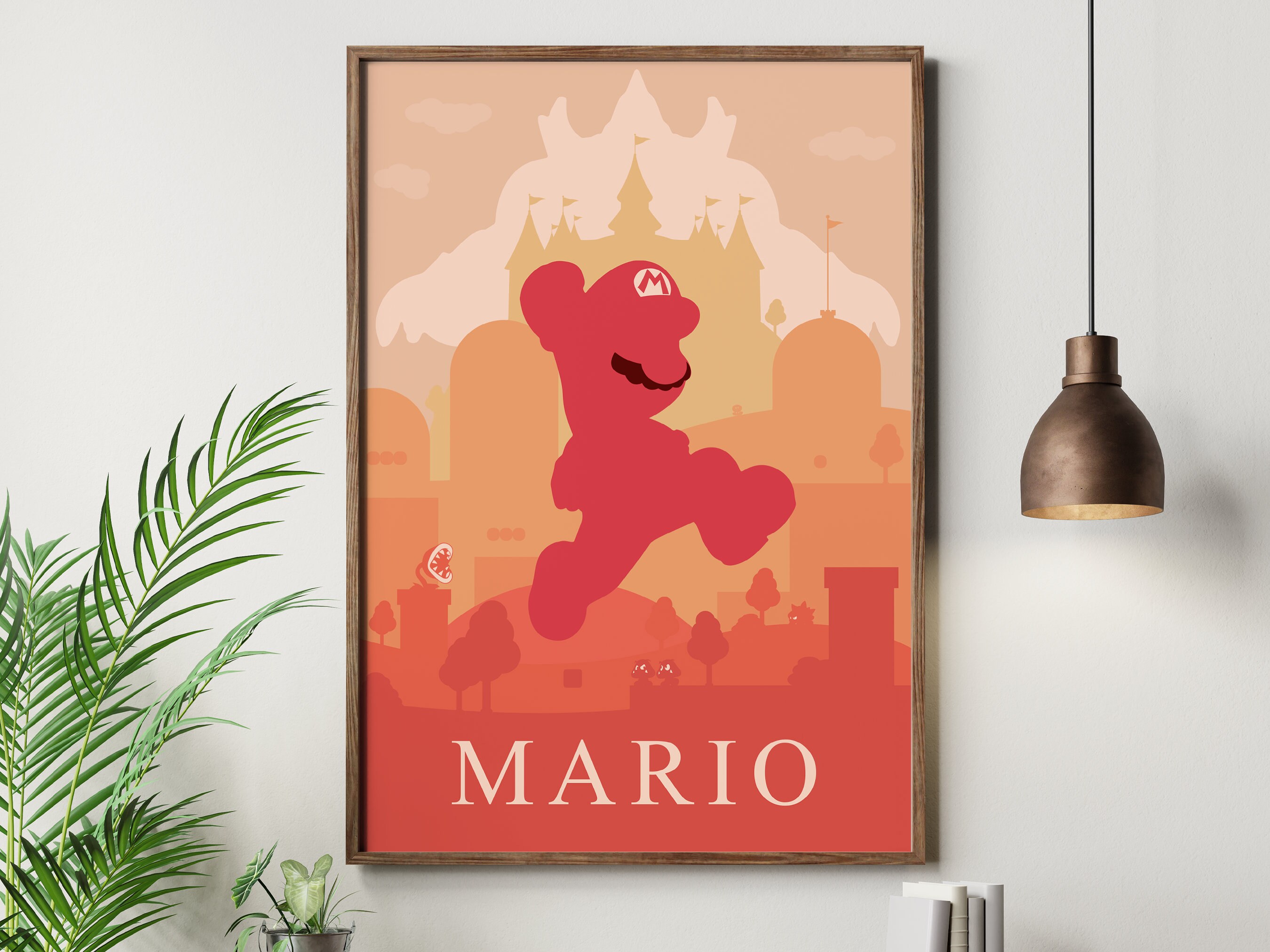 Super Mario Poster Print - Wall Art, Gaming, Geek, Gamer, for Him, for ...