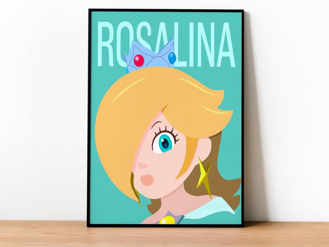 Rosalina Poster Print - Wall Art, Gaming, Geek, Gamer, for Him, for Her ...