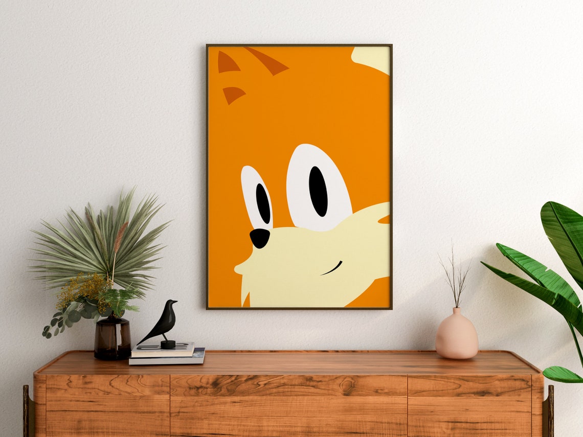 Tails - Sonic the Hedgehog Poster Print - Wall Art, Gaming, Geek, for ...