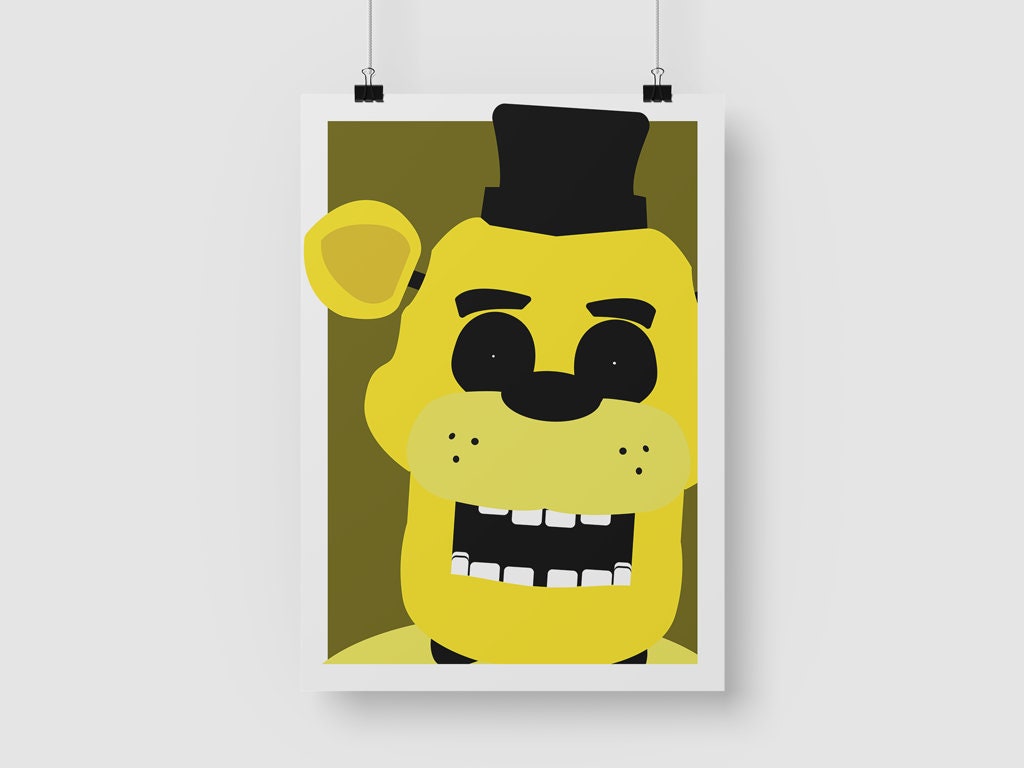 Five Nights at Freddy's Portrait Prints – Fnaf Gamer Decor (digital ...