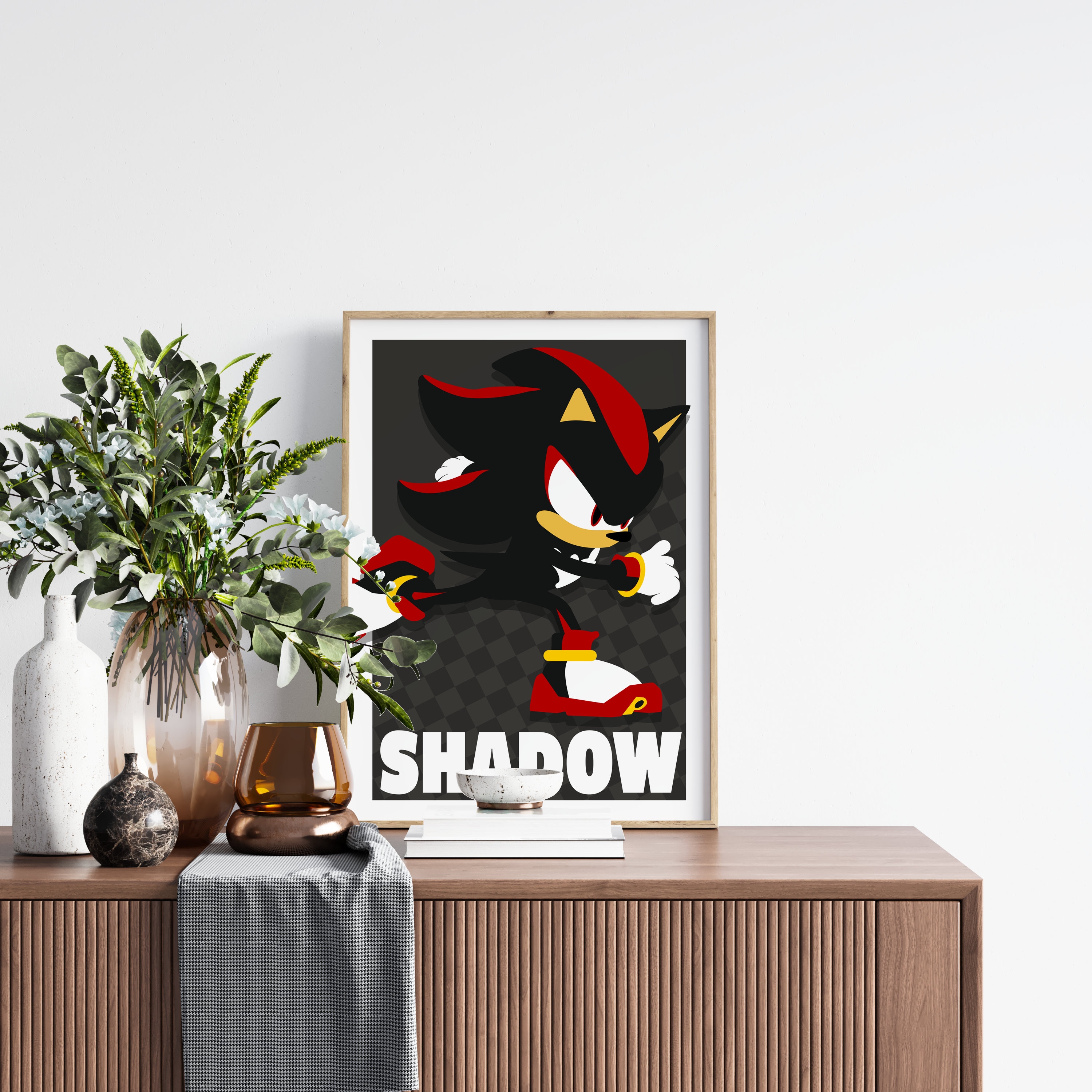 Shadow the Hedgehog Sonic Poster Print Wall Art, Gaming, Geek, for Him ...