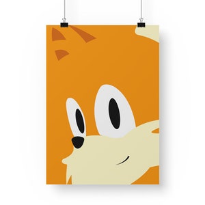 Tails - Sonic the Hedgehog Poster Print - Wall Art, Gaming, Geek, for ...