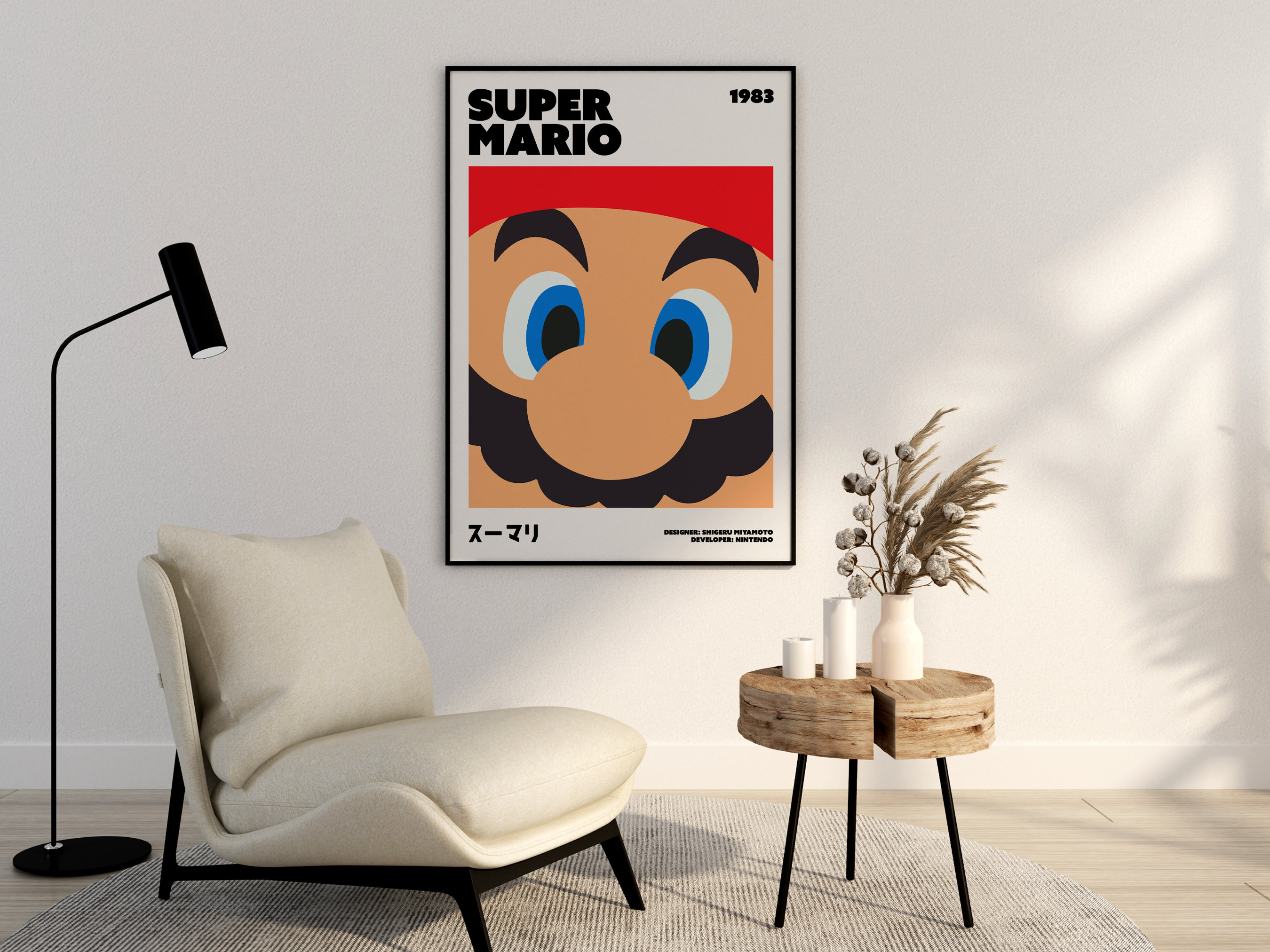 Super Mario Poster Print Wall Art, Gaming, Geek, Gamer, for Him, for ...