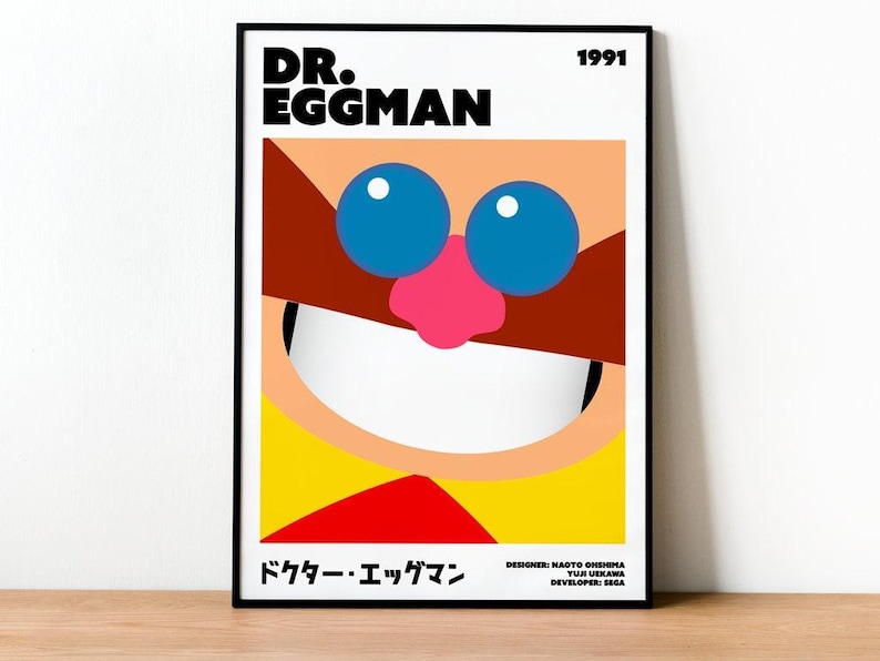Sonic the Hedgehog Poster Print - Wall Art, Gaming, Geek, Gamer, for ...