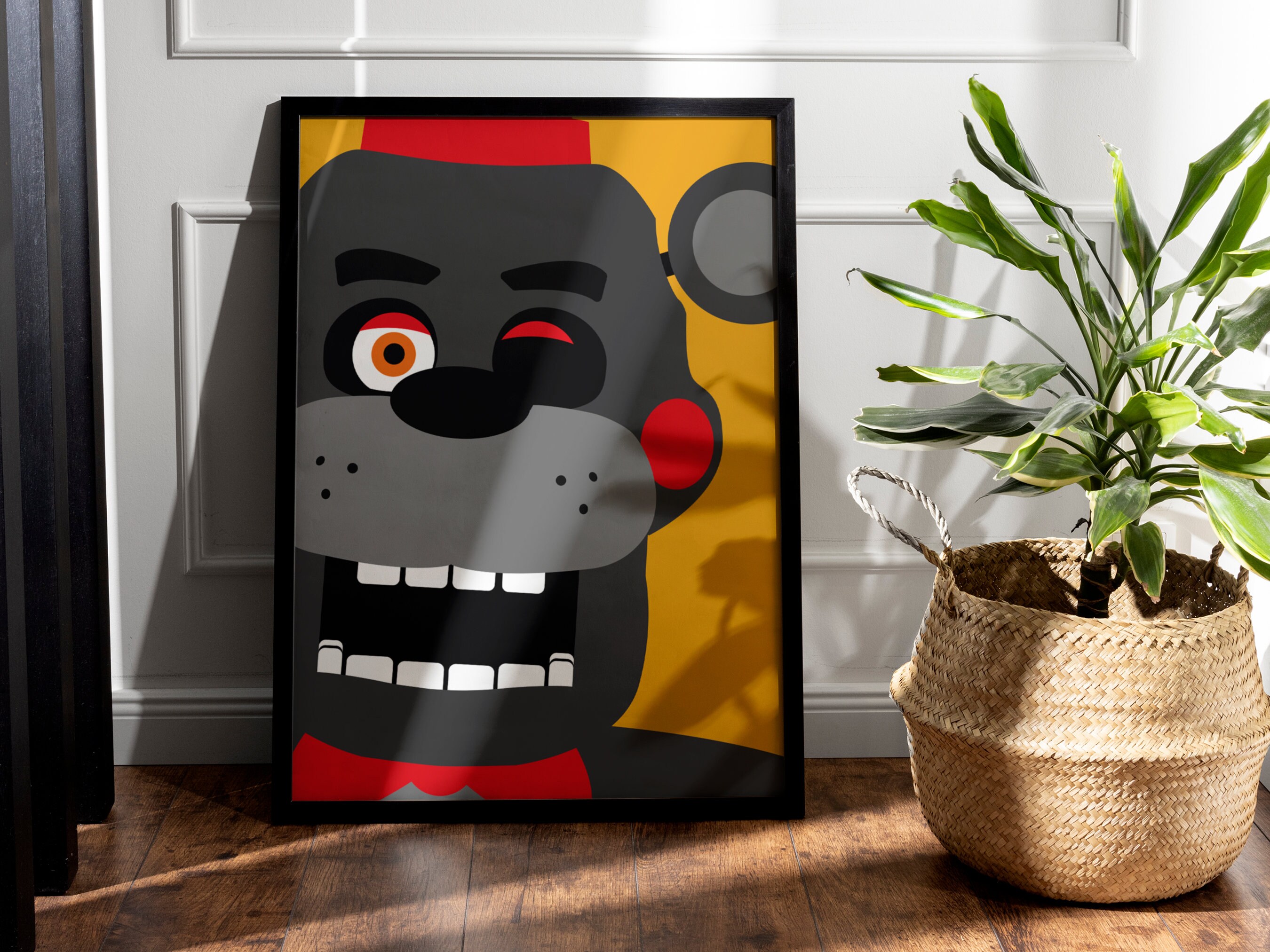 Lefty Five Nights at Freddy's fnaf Poster Print Wall Art, Video Game ...