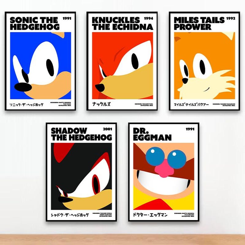 Sonic 3 Shadow Poster - Etsy