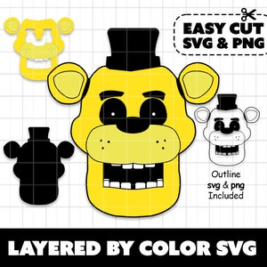 SVG Bundle - Five Nights at Freddy's (fnaf) - Digital File, Layered by ...
