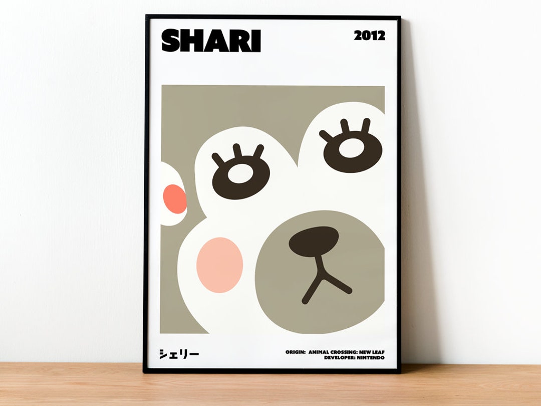Shari Animal Crossing Info Poster Print – Gamer Wall Art (unframed) - Etsy