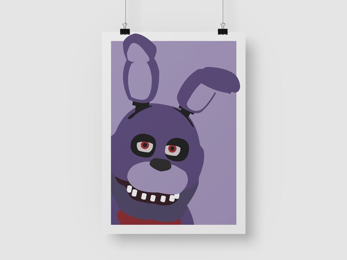 Five Nights at Freddy's Portrait Prints – Fnaf Gamer Decor (digital ...