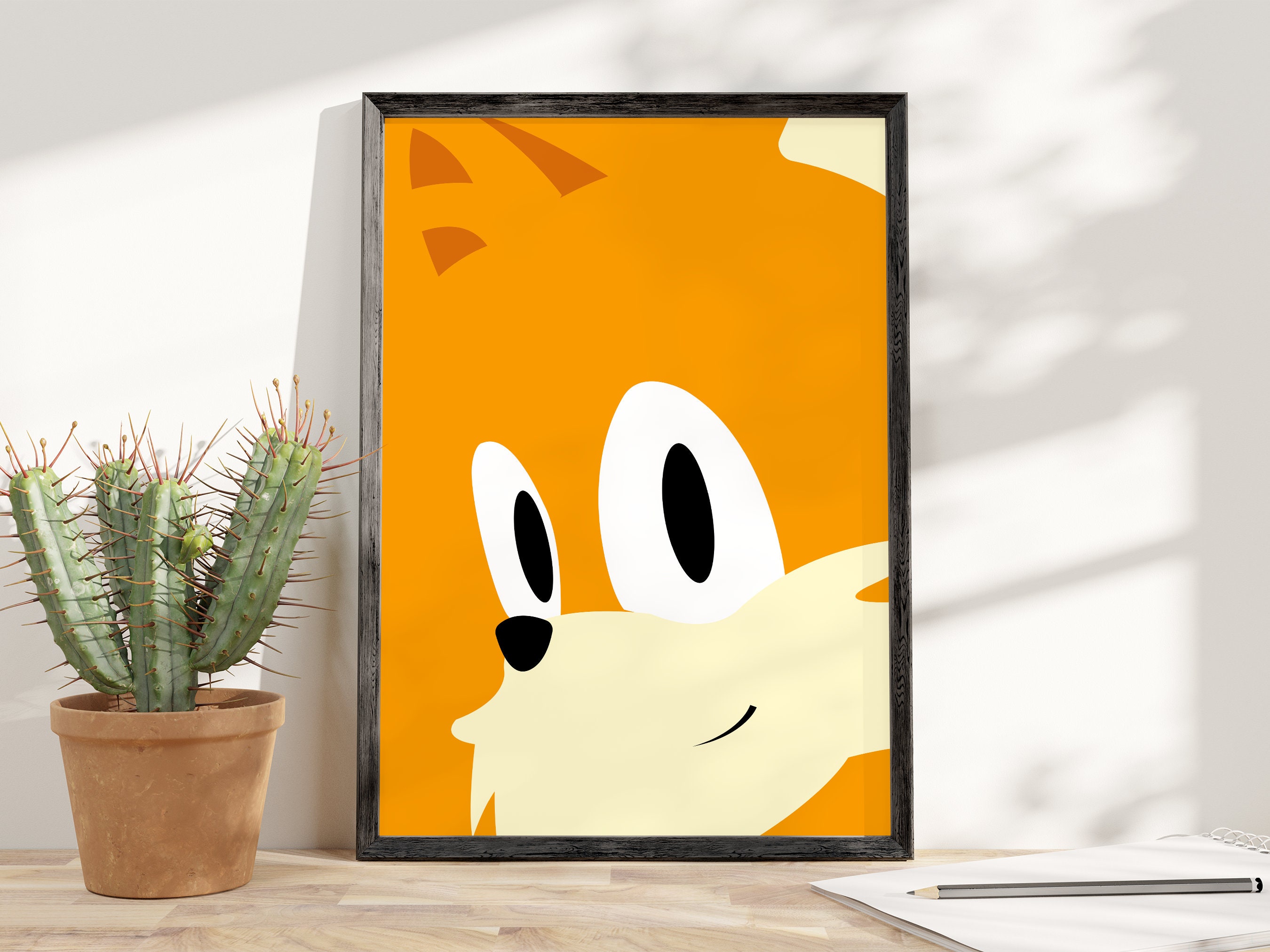 Tails - Sonic the Hedgehog Poster Print - Wall Art, Gaming, Geek, for ...