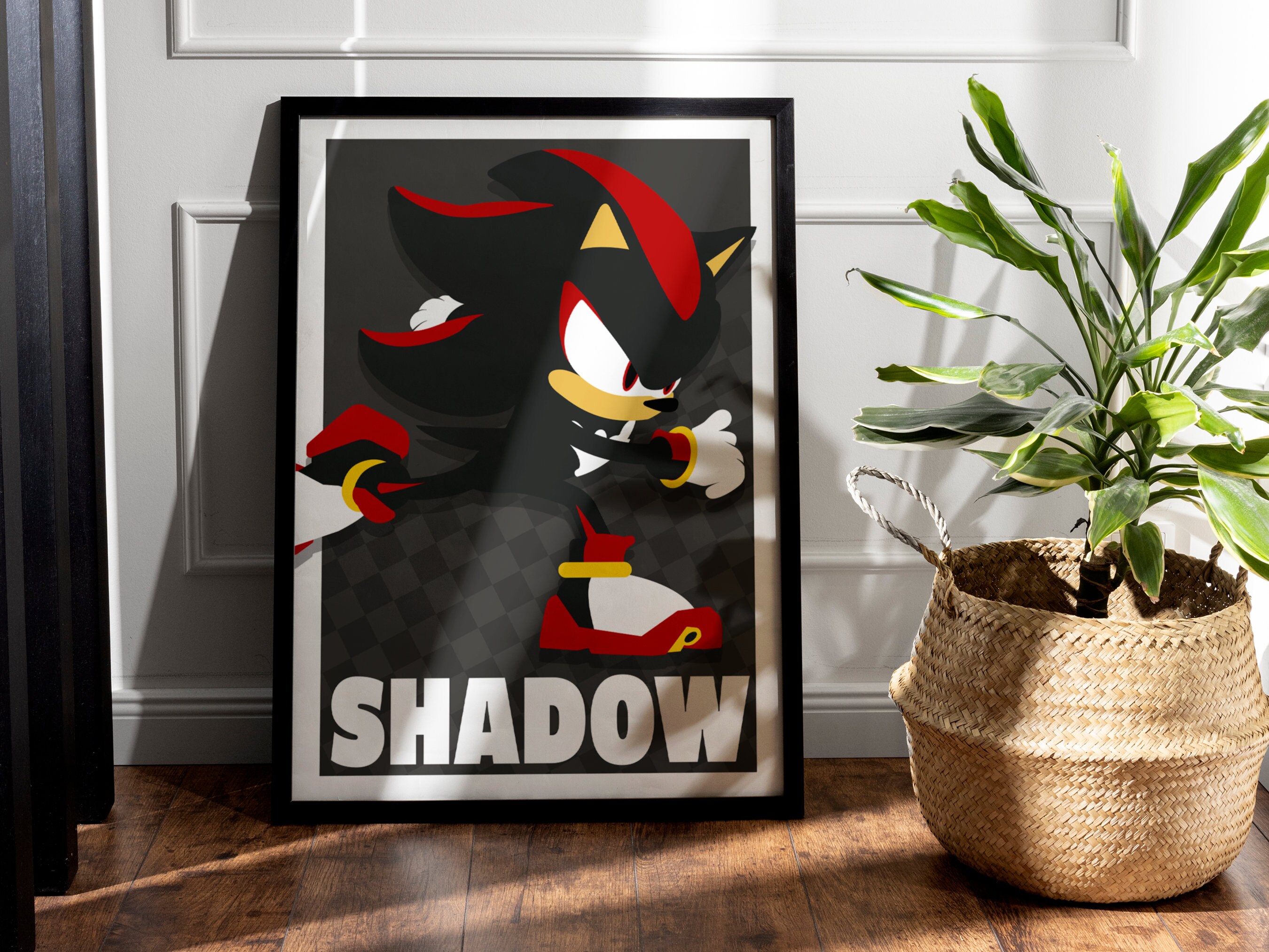 Shadow the Hedgehog Sonic Poster Print Wall Art, Gaming, Geek, for Him ...