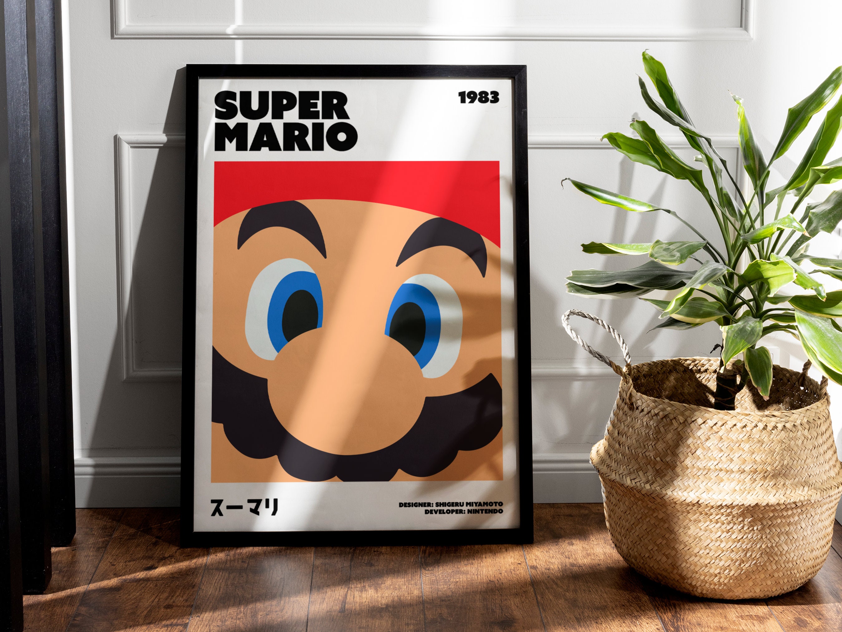 Super Mario Poster Print Wall Art, Gaming, Geek, Gamer, for Him, for ...