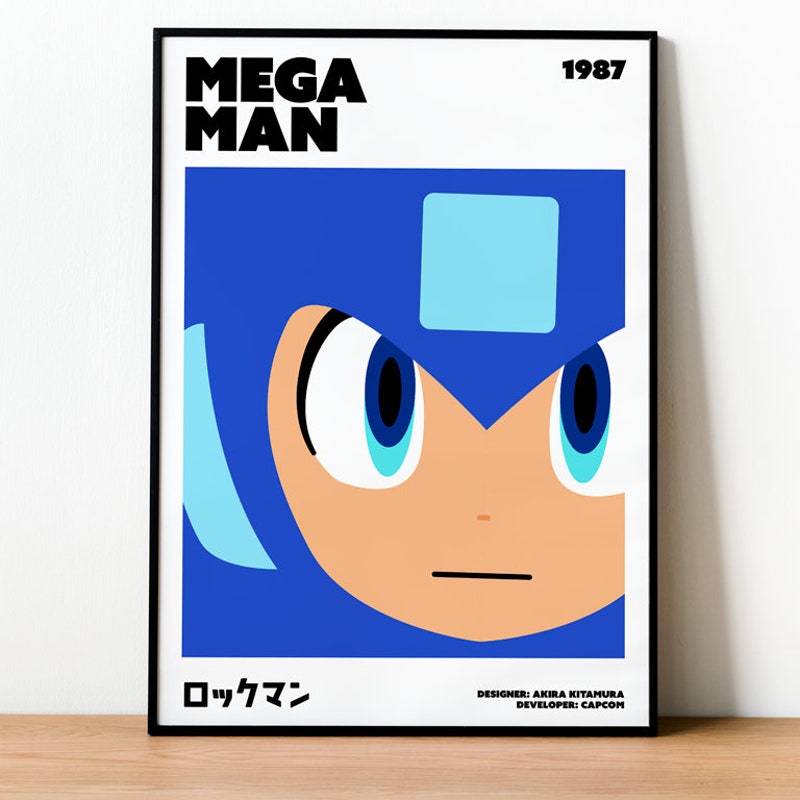 Mega Man Poster - Etsy UK