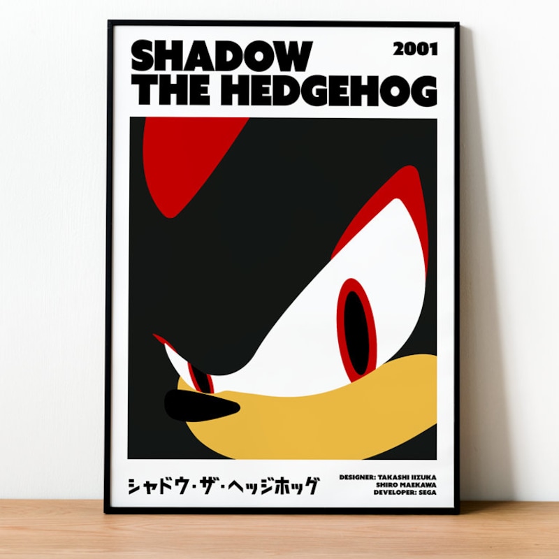Shadow the Hedgehog Posters - Etsy