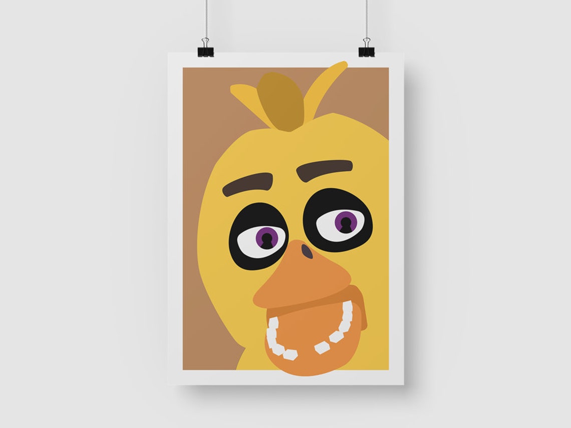 Five Nights at Freddy's Portrait Prints – Fnaf Gamer Decor (digital ...
