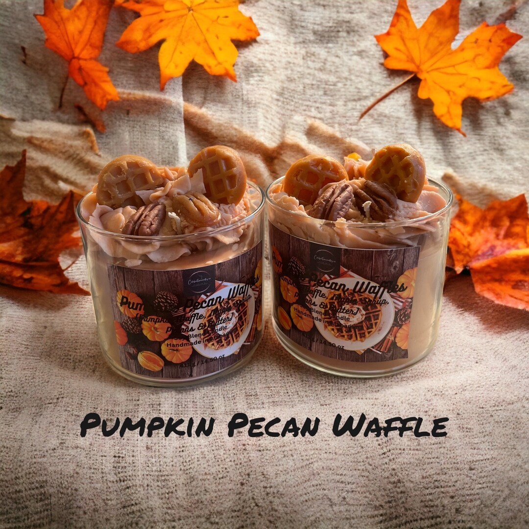Pumpkin Pecan Waffle (type)/ Luxury Candle / Attractively Decorated ...