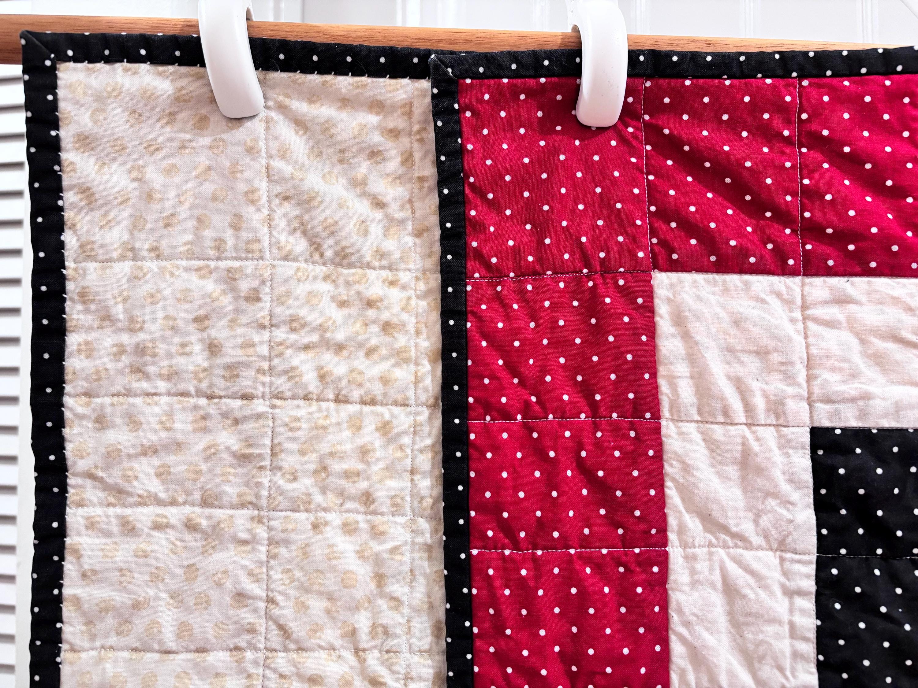 This Handmade Lap Quilt is a Country Oriented Small Quilt. It Would ...