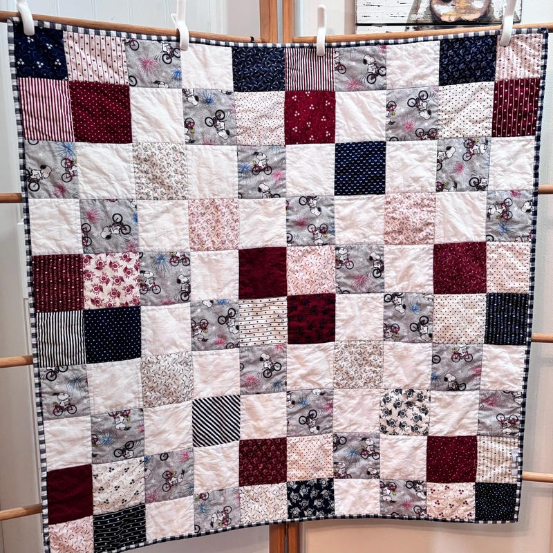 Handmade Snoopy Quilts - Etsy