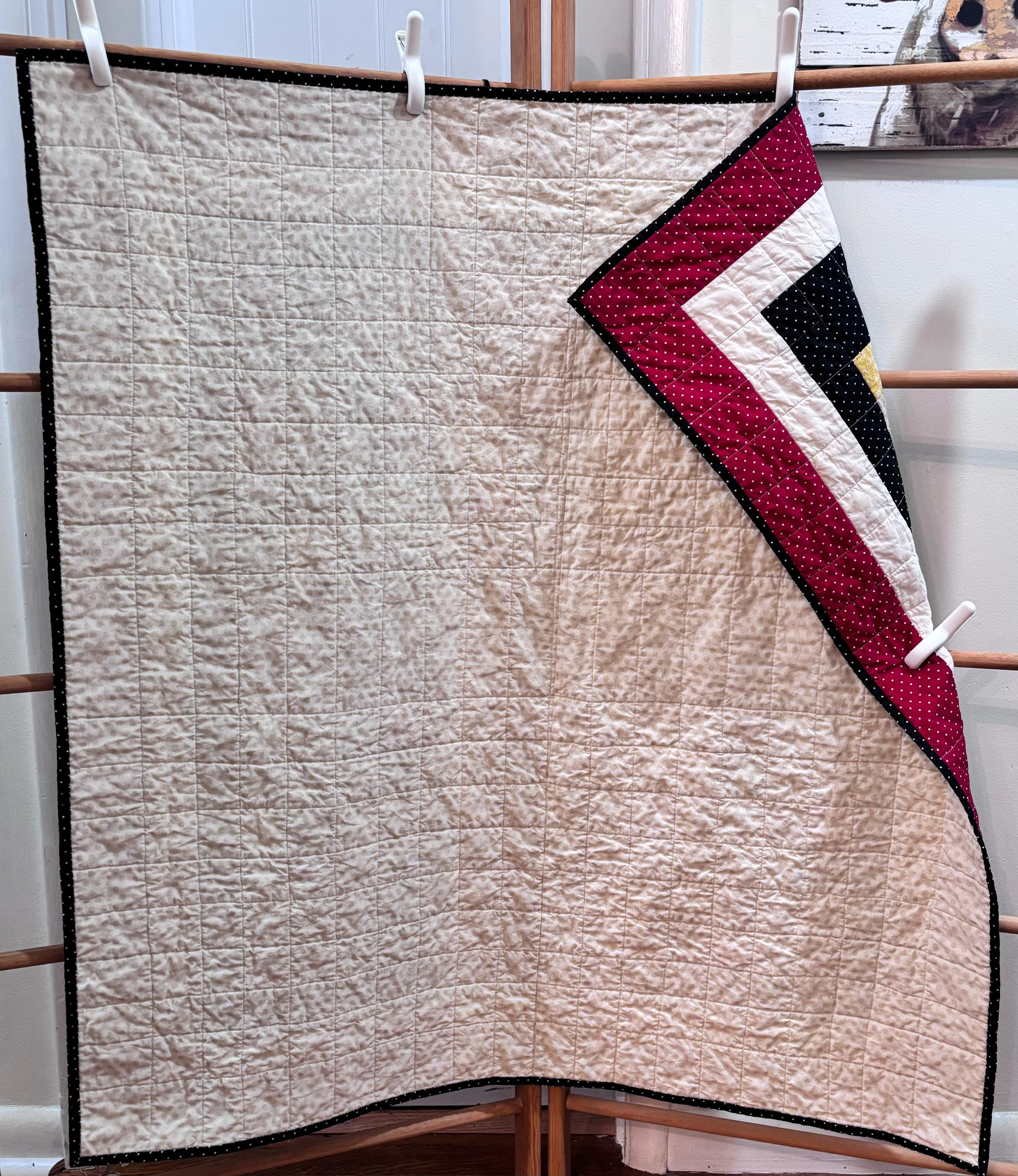 This Handmade Lap Quilt is a Country Oriented Small Quilt. It Would ...