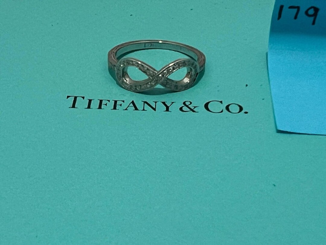 AUTHENTIC Tiffany & Co Infinity Diamond Ring 0.25ct - Etsy