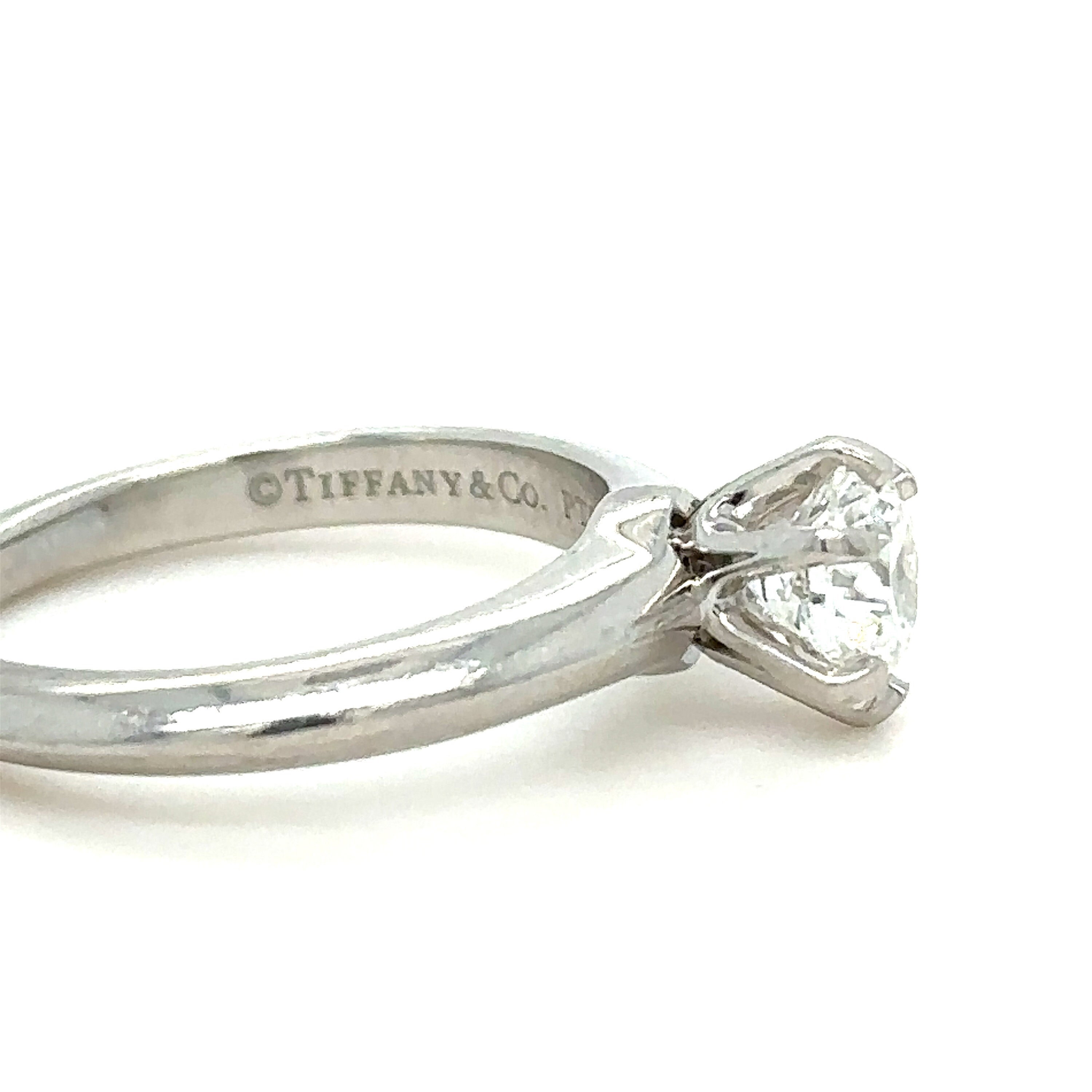 AUTHENTIC Tiffany & Co Engagement Ring 0.94ct - Etsy