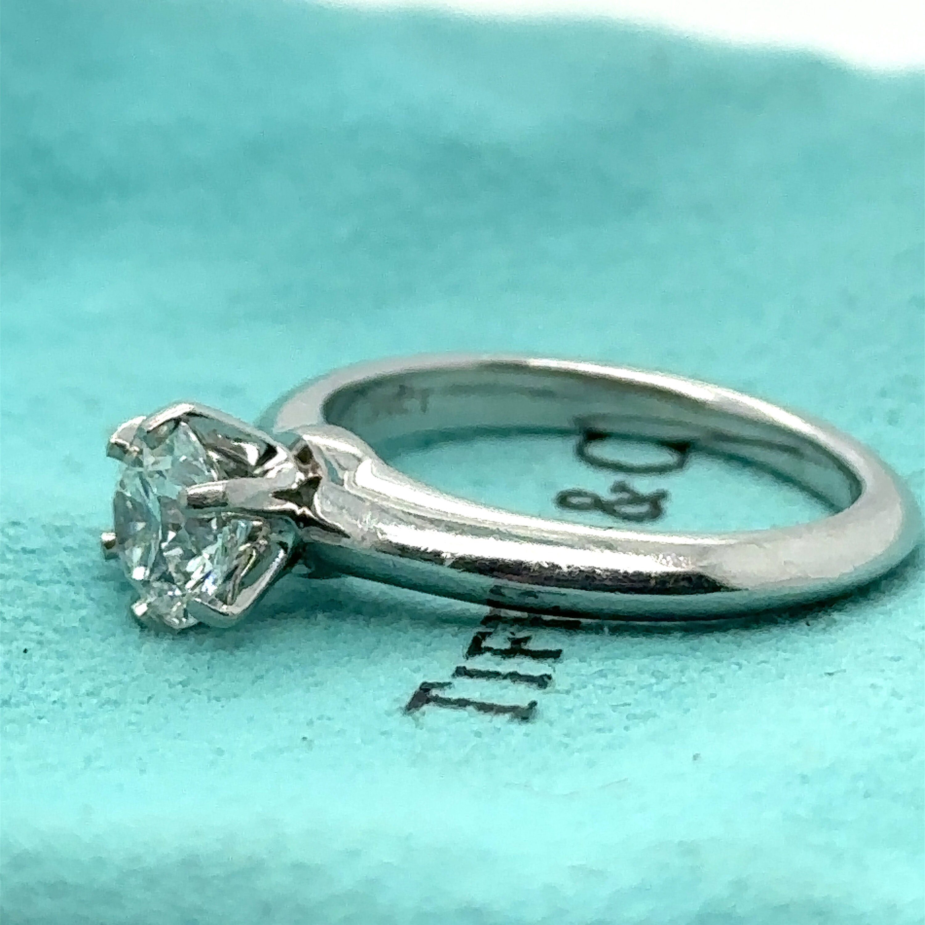 AUTHENTIC Tiffany & Co Engagement Ring 0.94ct - Etsy