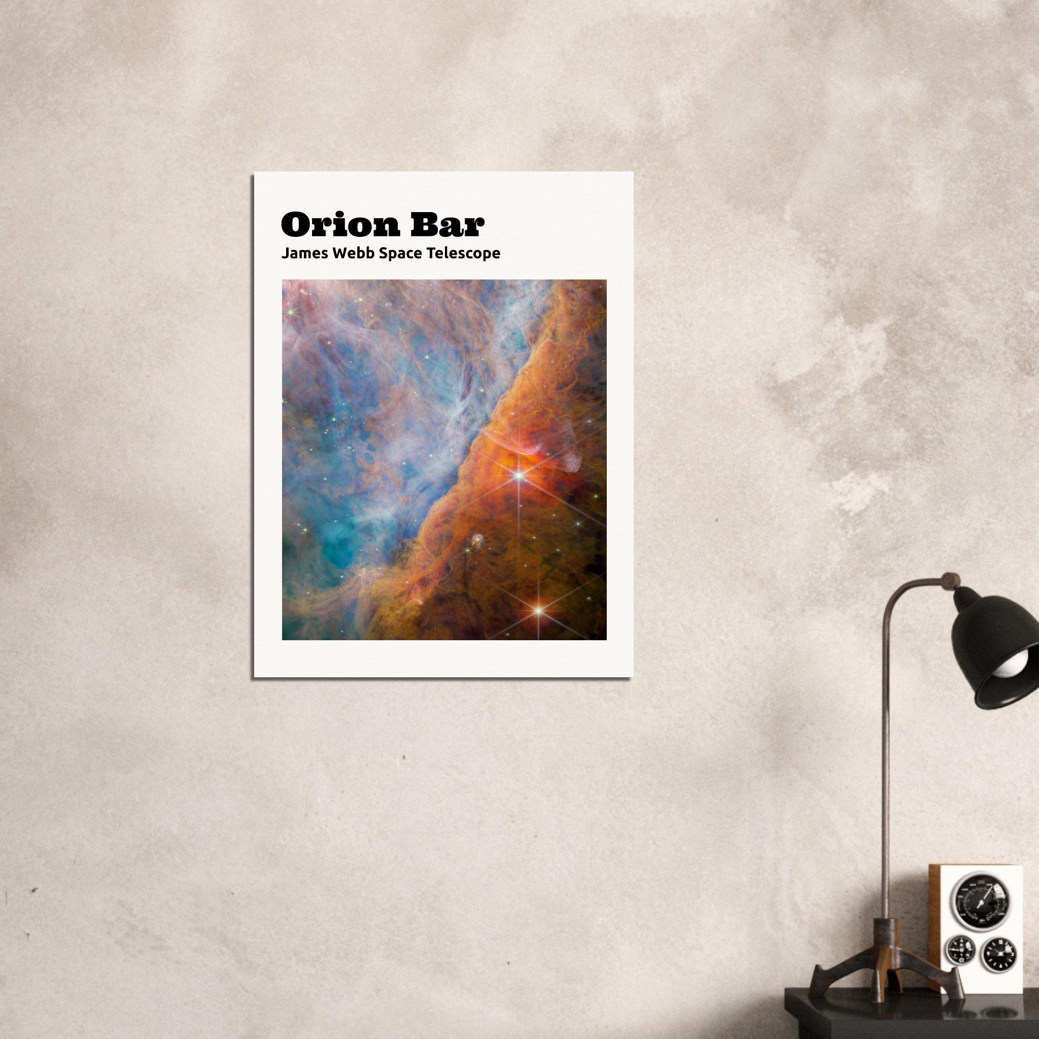 NASA - Poster - 19. Orion Bar (nircam Image) - James Webb Space ...