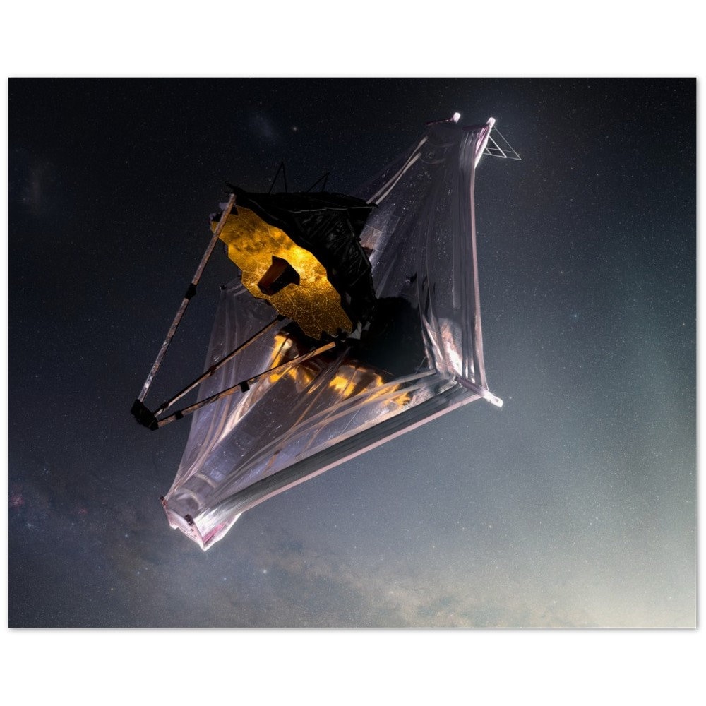 NASA - Poster - James Webb Space Telescope - Artist Conception - Etsy