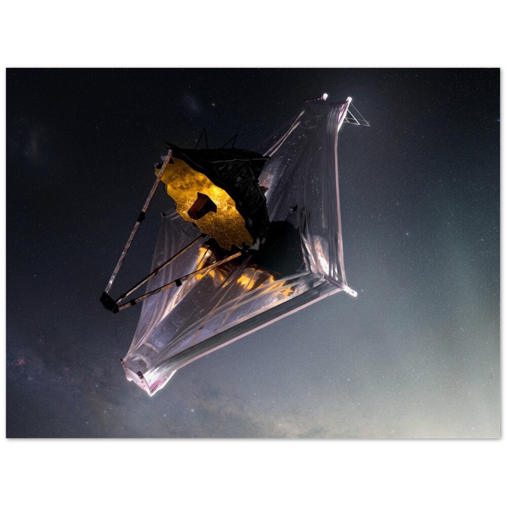 NASA - Poster - James Webb Space Telescope - Artist Conception - Etsy